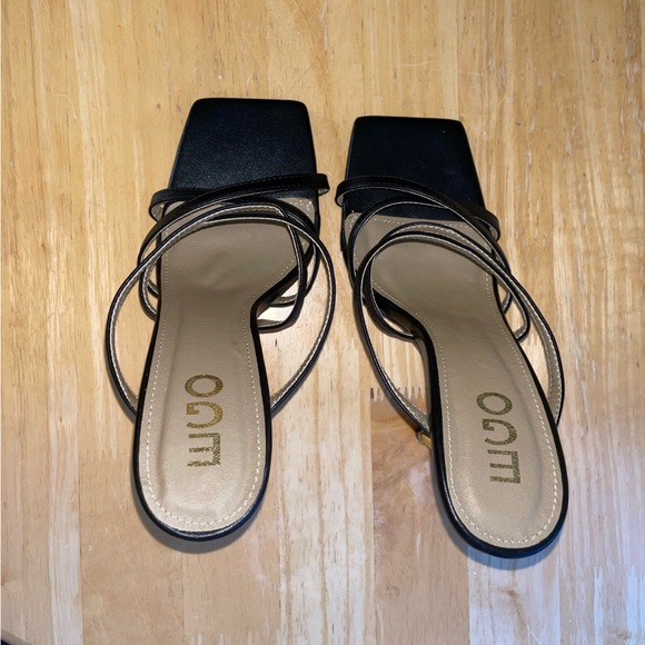 EGO | Shoes | Ego Black Strappy Heels | Poshmark